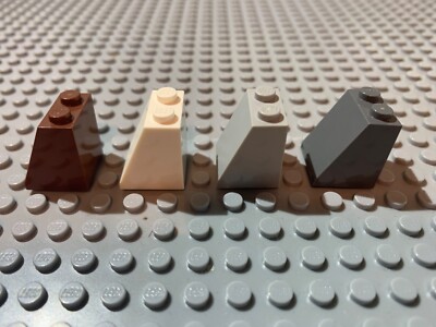 LEGO Parts 3678 (4pcs) Slope 65° 2x2x2 w Center Tube Choose Color | eBay