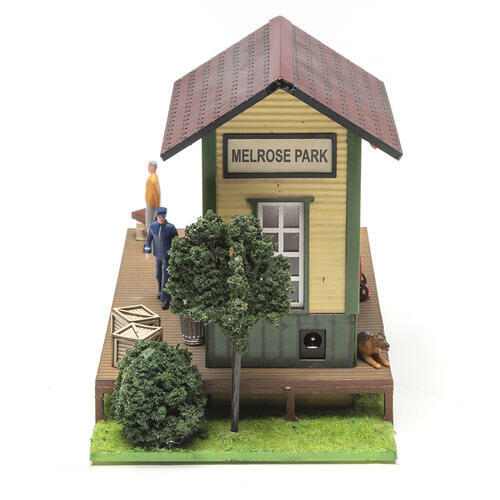 Menards 279-5551 O Scale Melrose Park Train Station for sale online | eBay