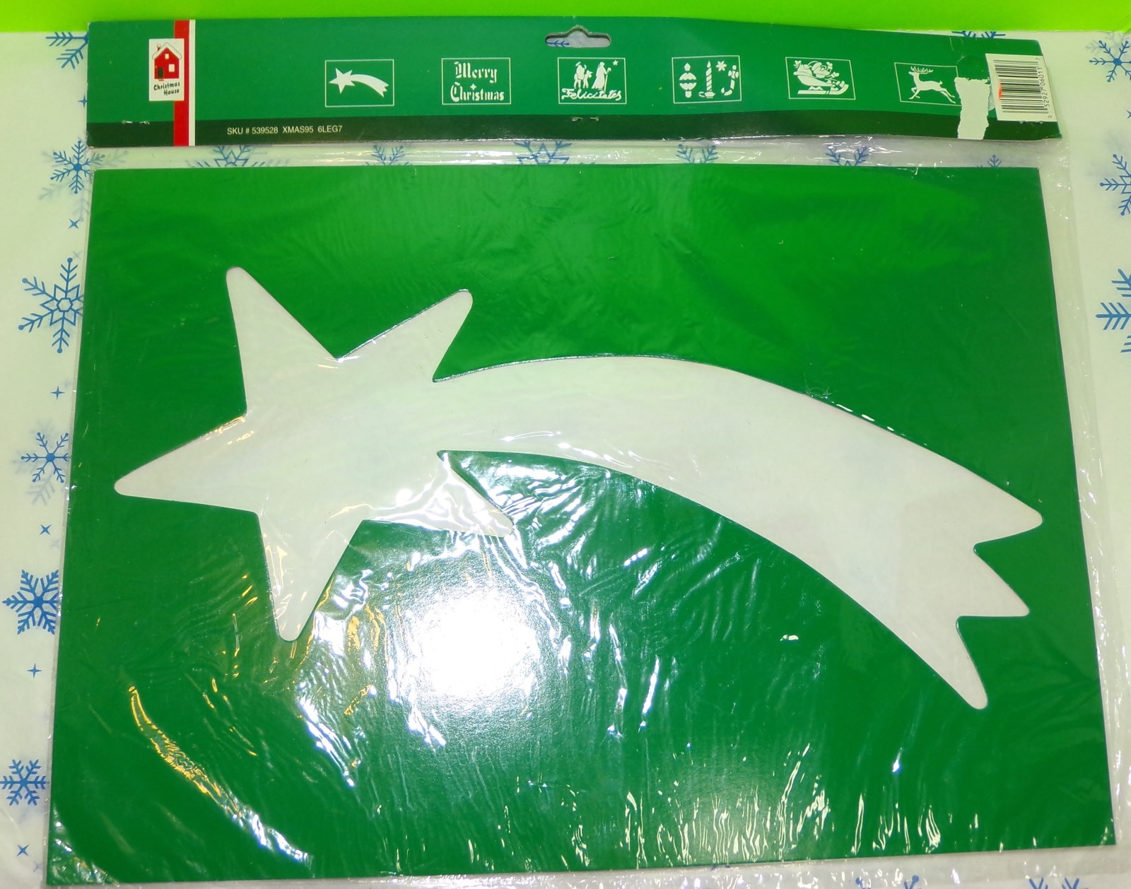 Christmas House Christmas Star Stencils New In Package | eBay