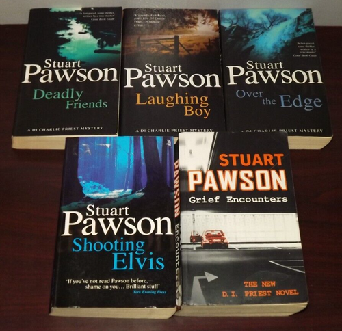 Lot of 5 D.I. Charlie Priest Mysteries by Stuart Pawson PB Deadly ...