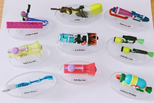 Splatoon Weapon Collection Set Display Figures Excellent Condition Toys ...