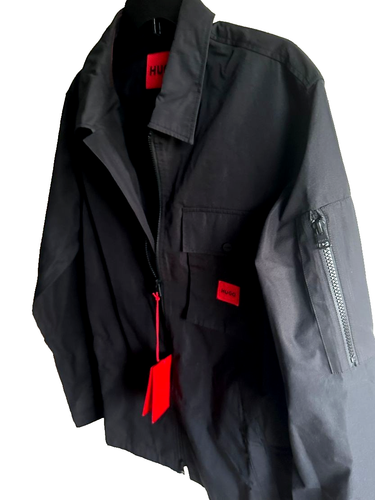 NWT $298 Hugo Boss Emmond Zip Up Jacket/Windbreaker Size MED | eBay