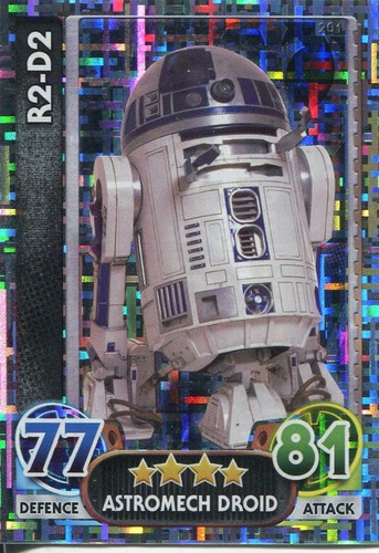 Star Wars Force Attax : Force Awakens Set 1 #201 R2-D2 | eBay