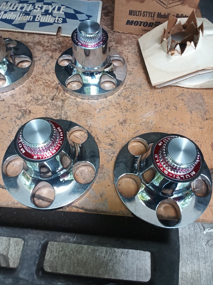 vintage motor wheel center caps new in box nos amc | eBay