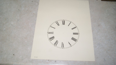 PAPER STEEPLE CLOCK DIAL 5" NEW WALL CLOCK PARTS | eBay