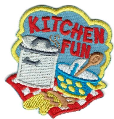 Boy Girl Cub Cooking KITCHEN FUN Baking Fun Patches Badges Crests ...