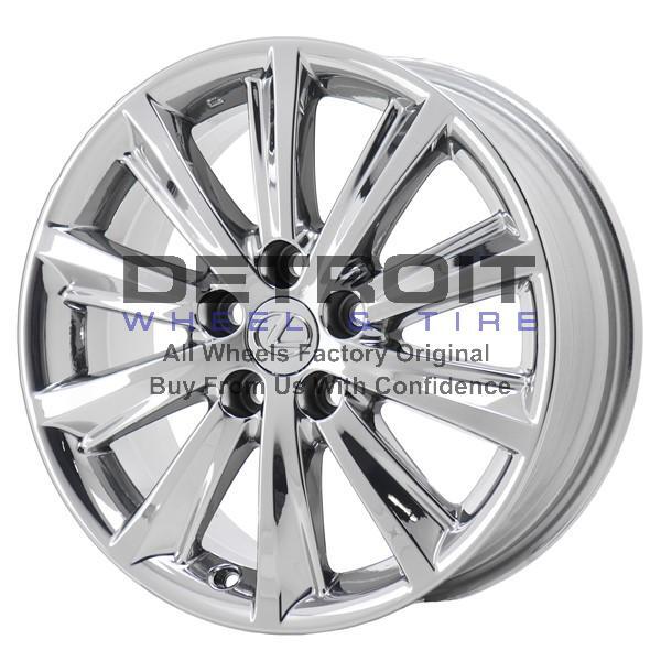 17" LEXUS ES350 PVD BRIGHT CHROME-H WHEEL RIM FACTORY OEM 74225 2008 ...