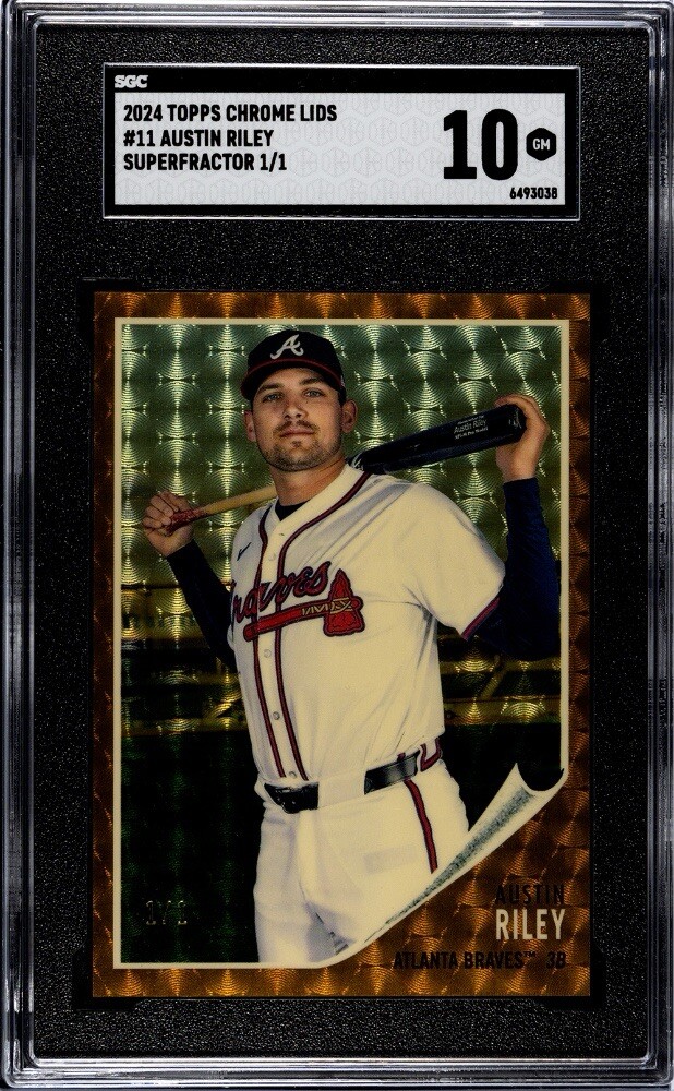 1/1 Superfractor Topps Austin Riley Atlanta Braves SGC Gm Mt 10 | eBay