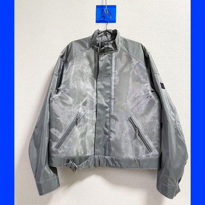 BELSTAFF Mesh Nylon Biker Rider Motorcycle Jacket XL Gray auth men | eBay