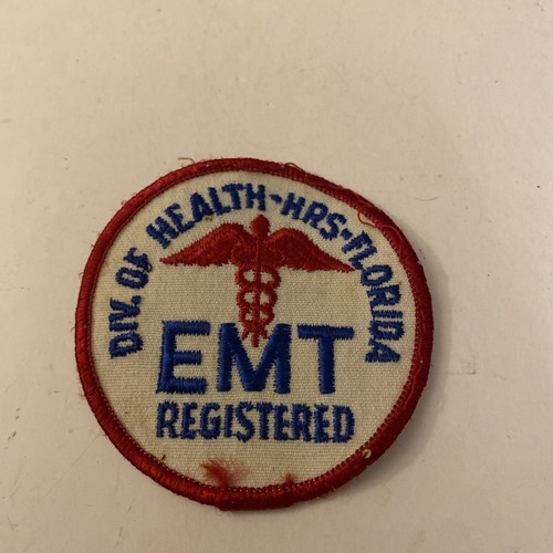 US Division of Health Florida EMT Registered Patch | eBay