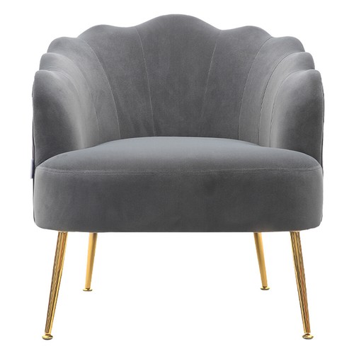 Modern Armchair Lounge Scallop Shell Tub Chair Single Sofa Fireside ...