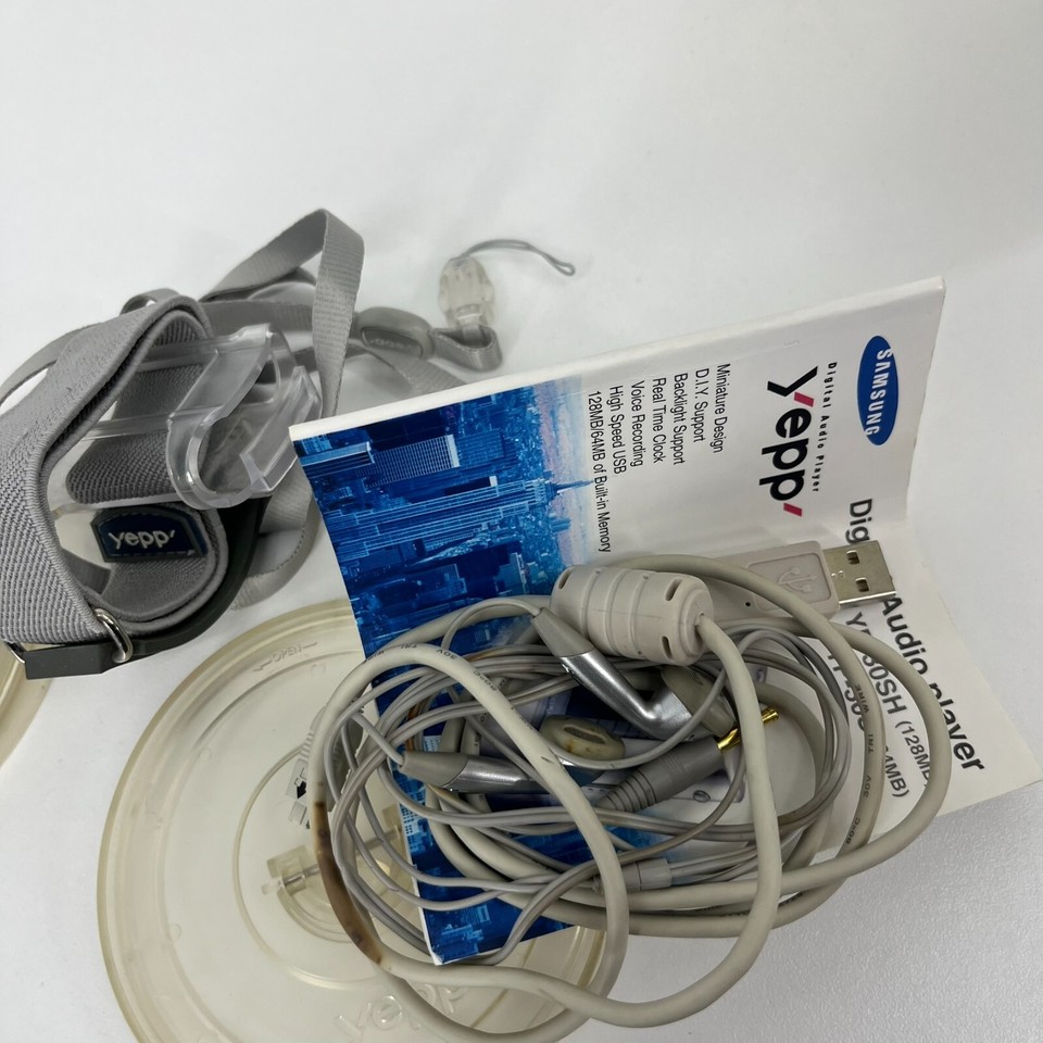 Vintage Samsung Yepp Digital Audio Player MP3 YP-30S Rare | eBay