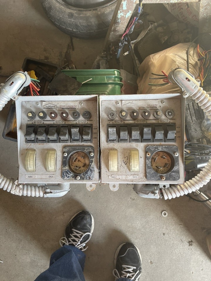Reliance Controls Generator Power Transfer Switch 6 Circuit 306C | eBay