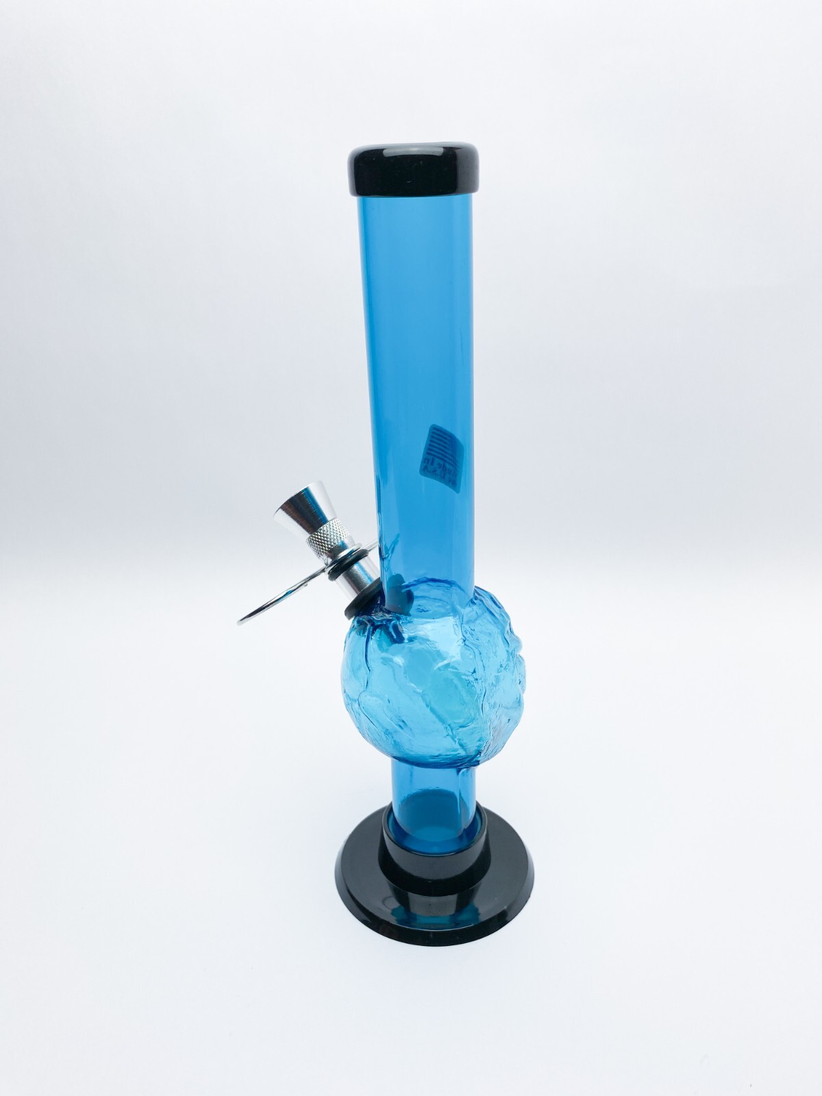 Acrylic 8" Inch Cyan Alien Design w/ Metal Slider Bowl HOOKAH WATER ...