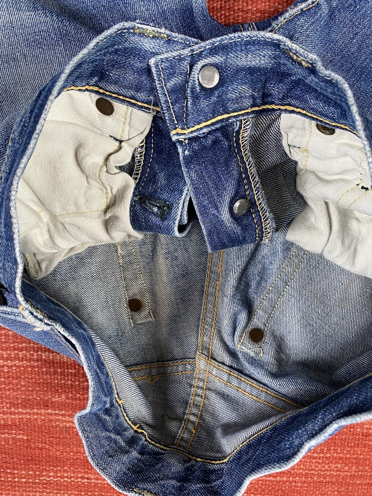 VTG 40s 50s Levis Big E Hidden Rivet Selvedge 501xx D… - Gem