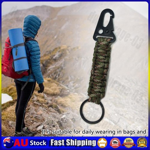 Keychain Rope Hand-woven Key Ring Camping Survival Kit (Camouflage) | eBay