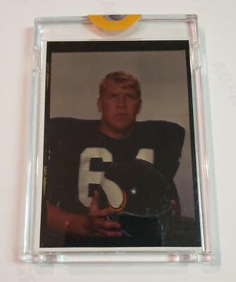 1966 Topps Color Negative Milt Sunde Minnesota Vikings .. EXCELLENT ...