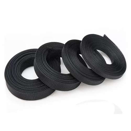 2M Expandable Wire Cable Sleeving Sheathing Braided Loom Tubing Black ...