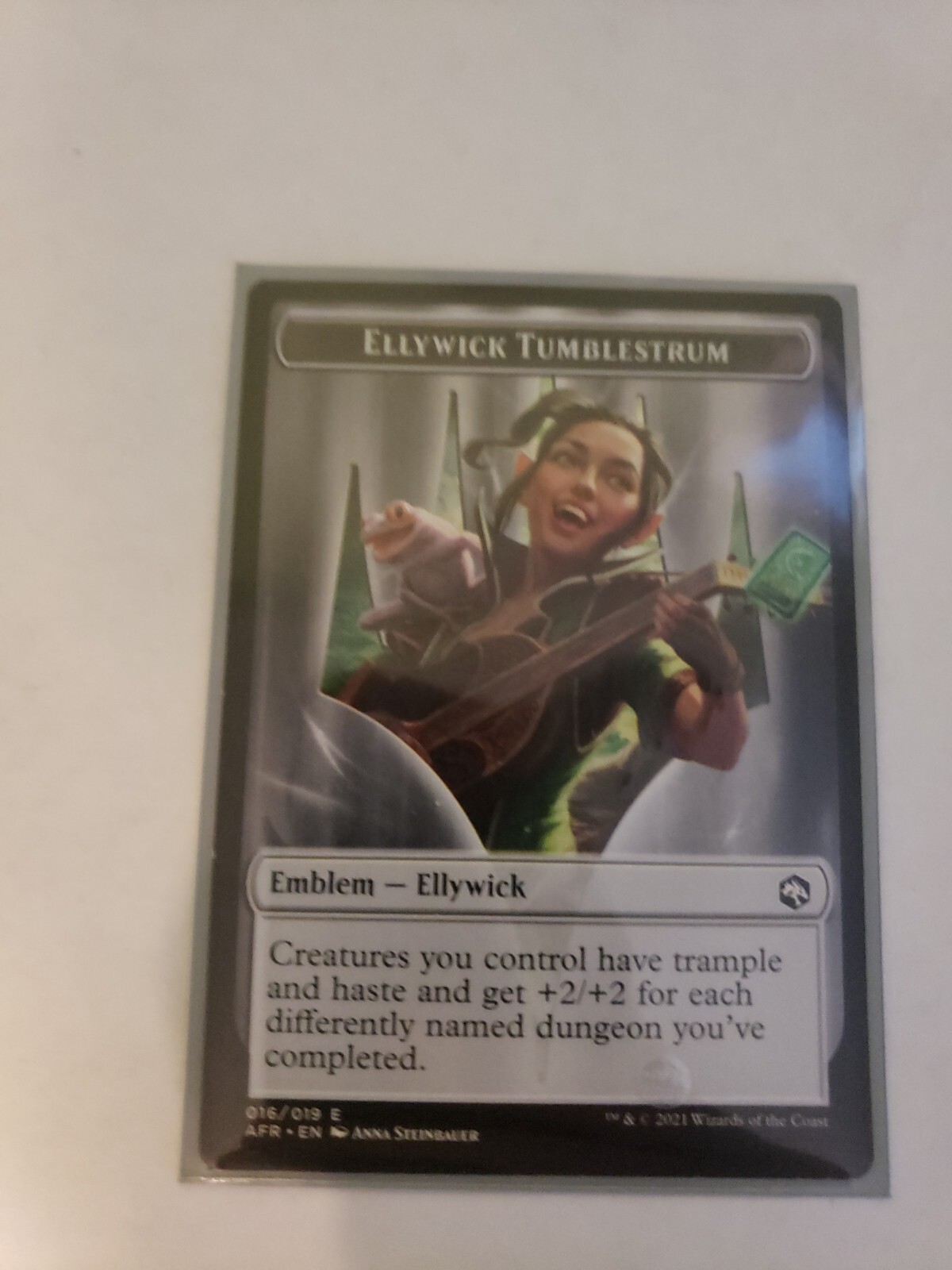 MTG Emblem - Ellywick Tumblestrum Adventures in the Forgotten Realms ...