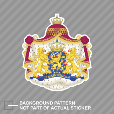 Dutch Coat of Arms Sticker Decal Vinyl Netherlands flag NLD NL | eBay