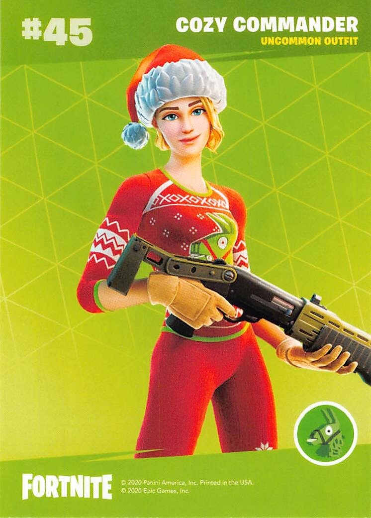 Fortnite Series 2 Panini Base Trading Card -COZY COMMANDER #45 - USA ...