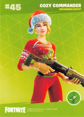 Fortnite Series 2 Panini Base Trading Card -COZY COMMANDER #45 - USA ...