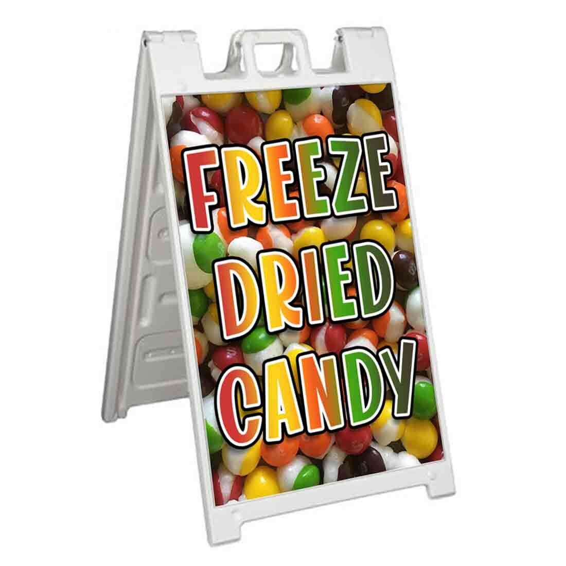 FREEZE DRIED CANDY Signicade 24x36 Aframe Sidewalk Sign Banner Decal ...