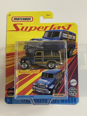 2020 Matchbox Superfast #13 1962 Willys Jeep Wagon | eBay