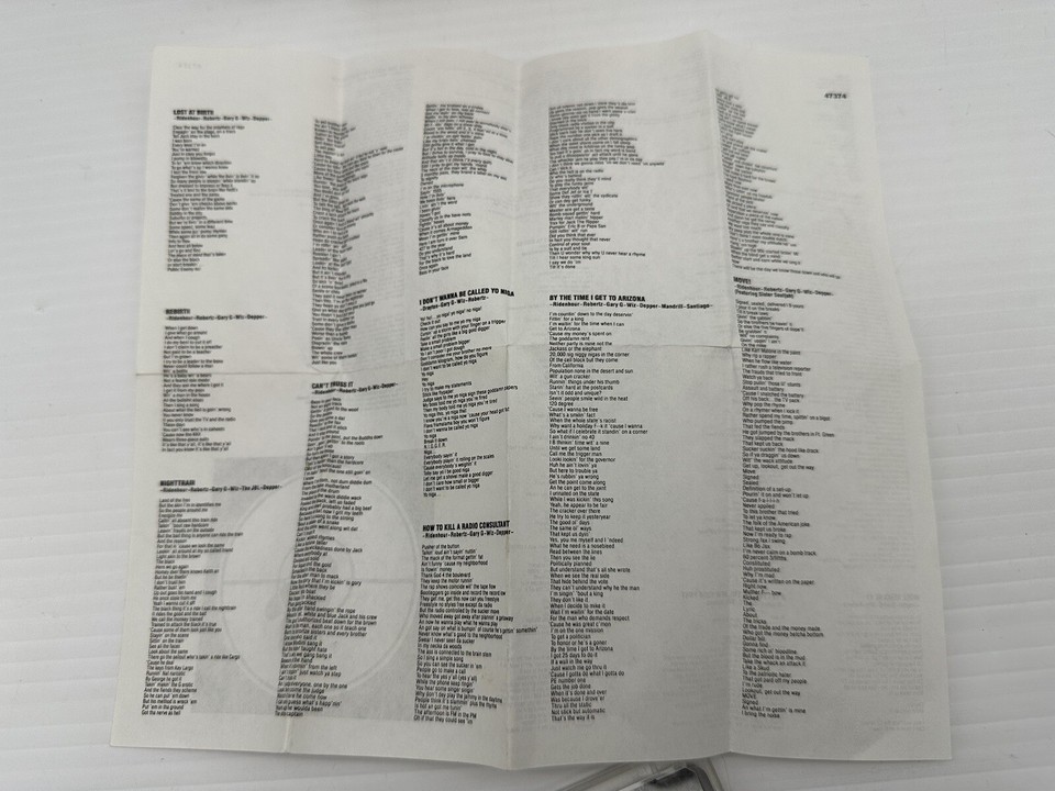 Public Enemy Apocalypse 91 The Enemy Strikes Black Cassette Sony Music ...