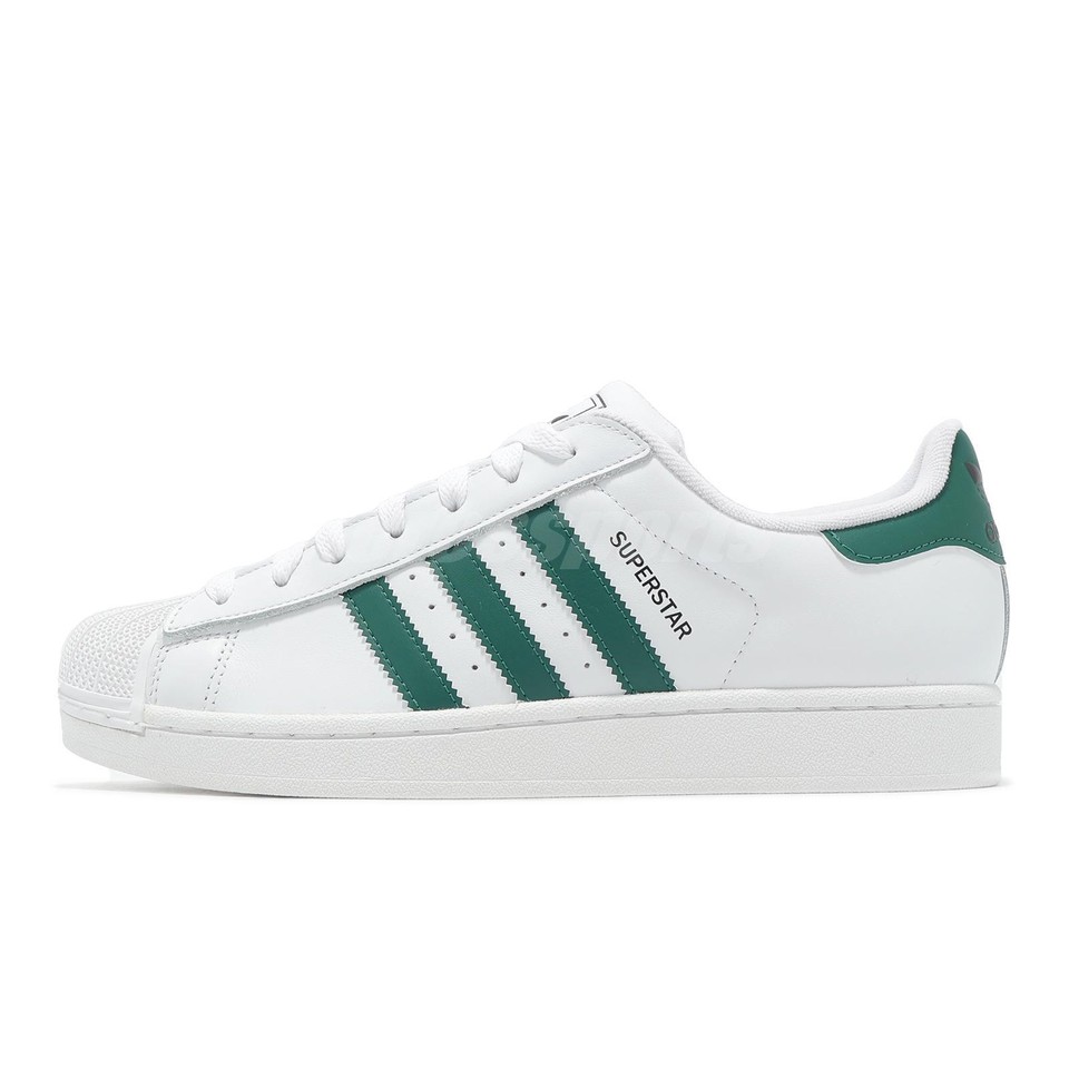 adidas Originals Superstar II 2 Footwear White Green Men Unisex Shoes ...
