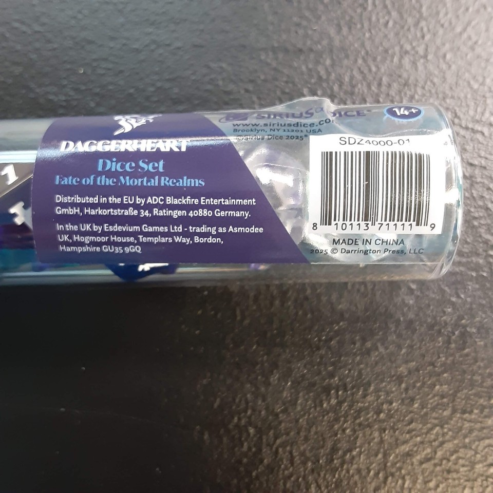 Daggerheart Duality Dice Set Fate of the Mortal Realms NEW | eBay