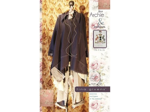 Tina Givens Archie Shirt & Jodhpurs Sewing Pattern #A6032 sizes 4-16 ...