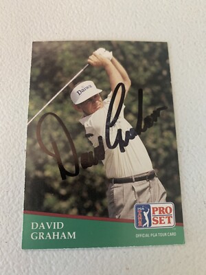 David Graham autographed 1991 Pro Set golf trading card #46 | eBay