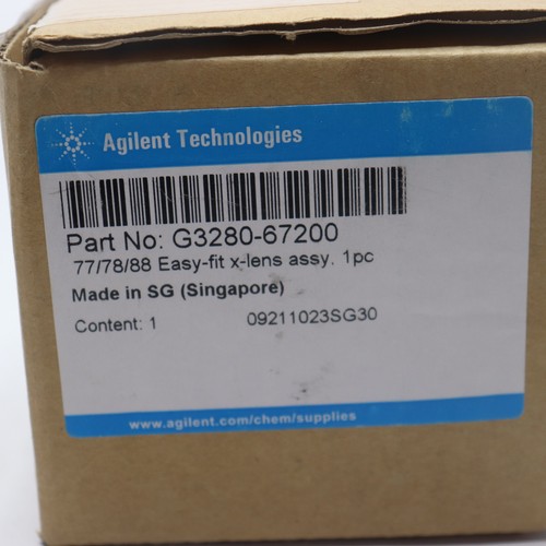 Agilent Technologies Easy-Fit Single-Piece X-Lens Lens Assy for ICP-MS ...