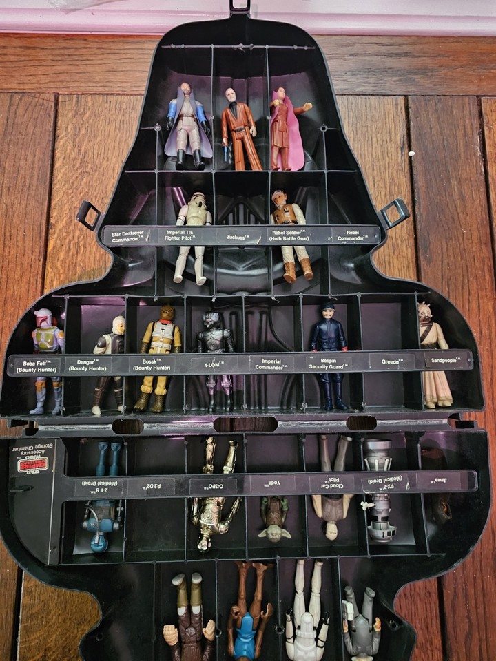 Star Wars 1980 Kenner Darth Vader Action Figure Carrying Case W/ 24 ...