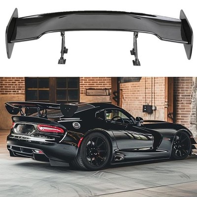 57" Gloss Black Racing Rear Trunk Spoiler GT Wing Lid For Dodge Viper ...