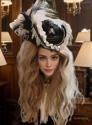 Pirates of the Caribbean Gothic Retro Lace Headgear Cosplay Props ...