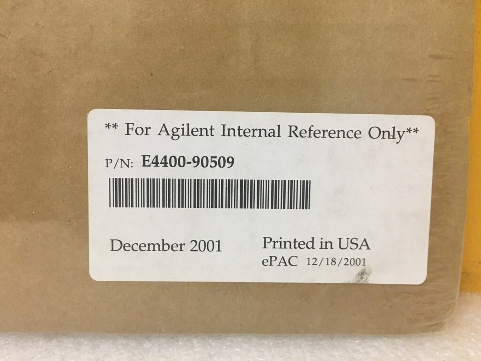 Keithley E4400-90509 ESG Vector Signal Generator Calibration Guide | eBay
