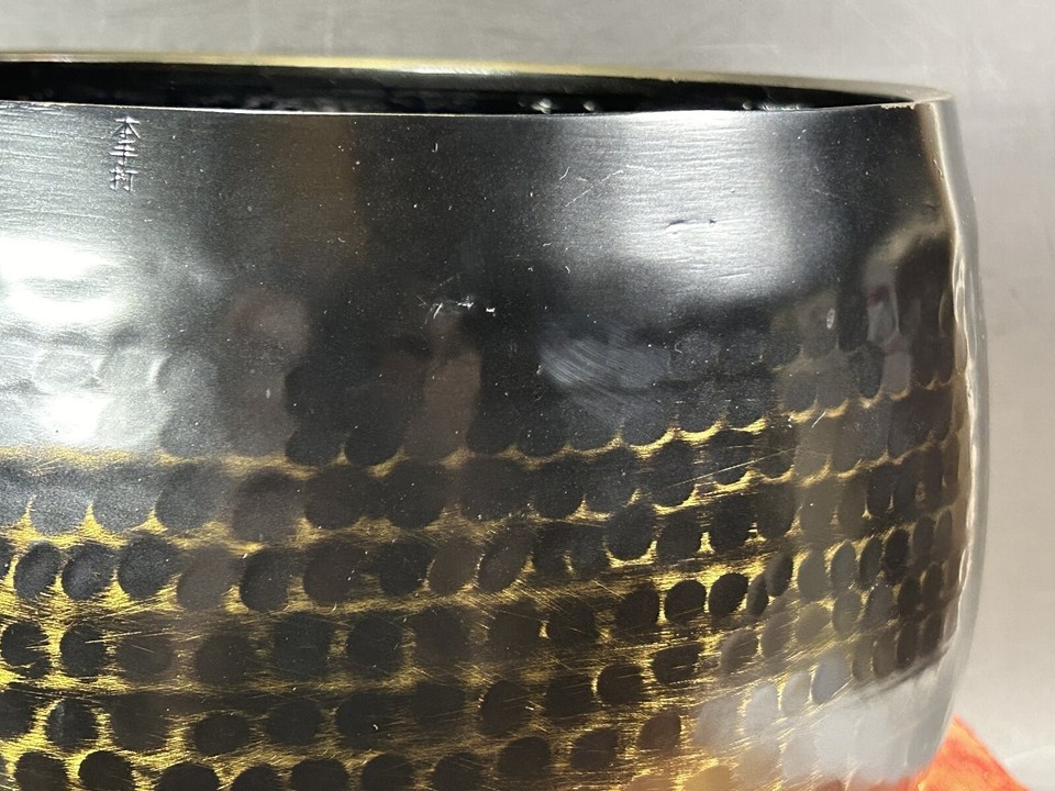 Buddhist Temple Bell #957 Japanese Altar 12.8" Rin Orin Singing Bowl ...