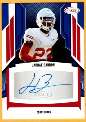 2024 Sage Low Series Jahdae Barron red Auto no. A-JB | eBay