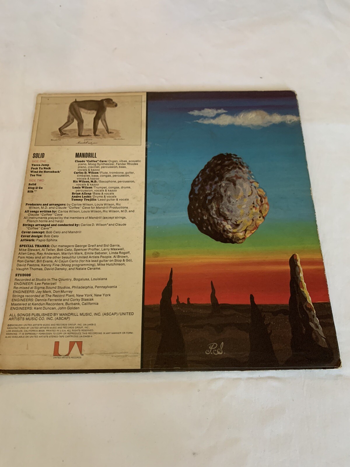 Mandrill Solid LP 1975 Vinyl | eBay