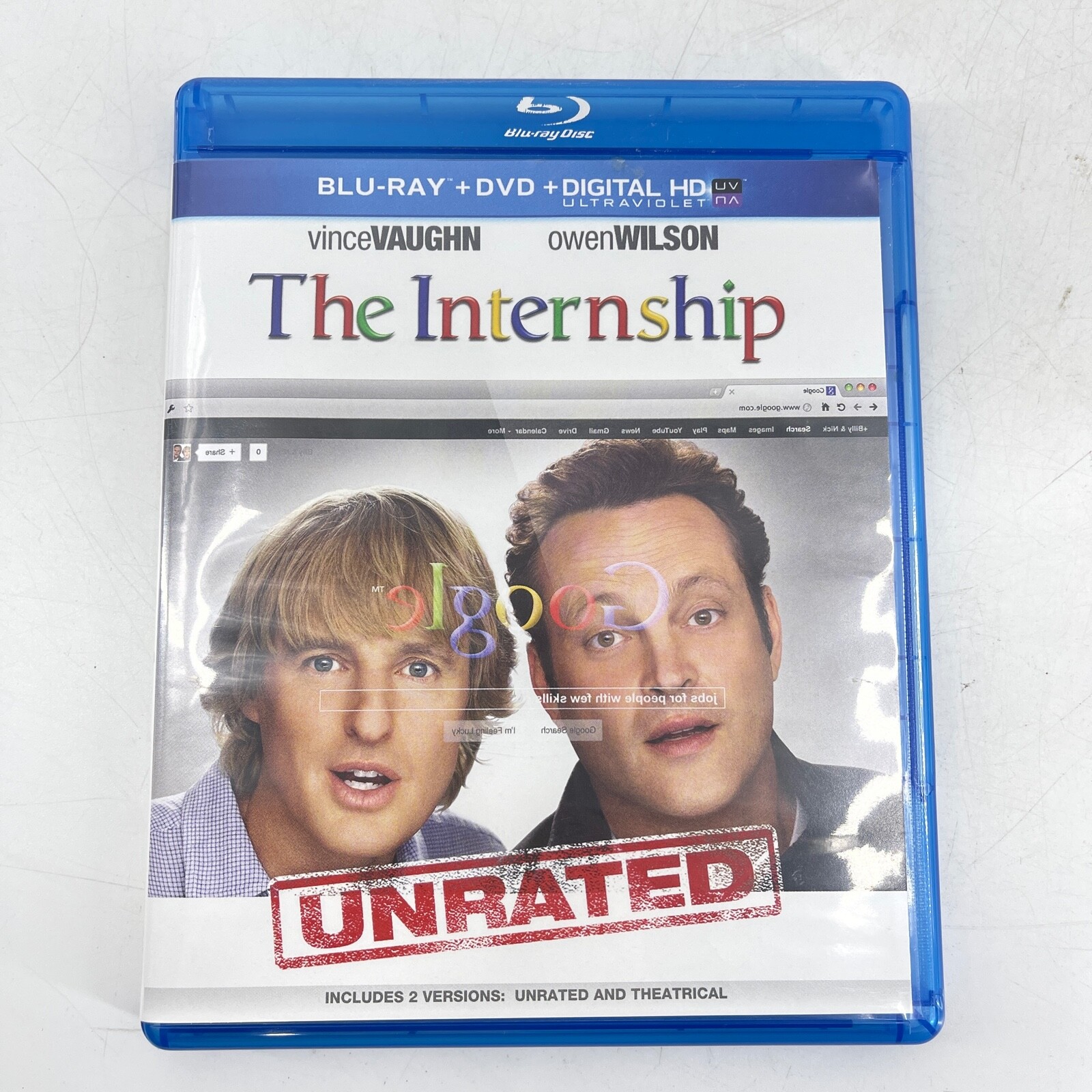 The Internship Dvd Cover