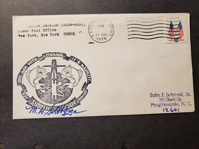 Submarine USS ANDREW JACKSON SSBN-619 Naval Cover 1975 SIGNED Cachet | eBay