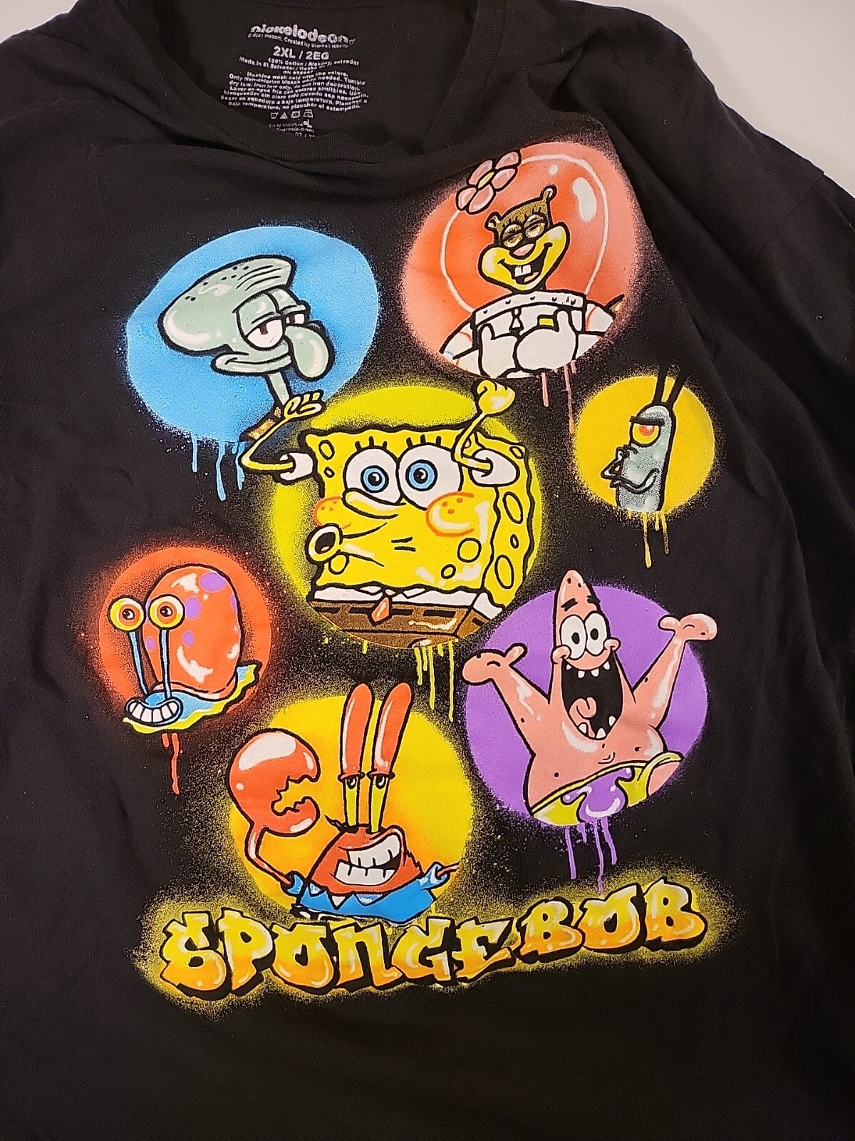 SpongeBob SquarePants Character Group Shot Men's Grap… - Gem
