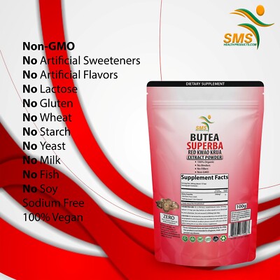 100 Raw Shea Butter 100% Pure Butea Superba Powder Red Kwao Krua Men ...