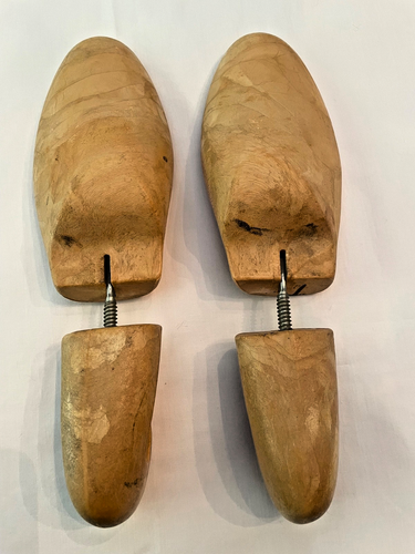 Vintage The Florsheim Shoe Wooden Shoe Tree Inserts Men's Size Large | eBay