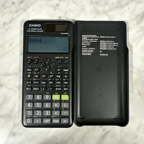 Casio fx-300ES PLUS Natural-VPAM 2nd Edition Scientific Calculator ...