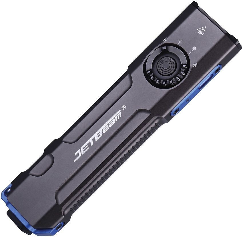 JETBeam E26 Flashlight Black Rechargeable Resists Water/Impact Strobe ...