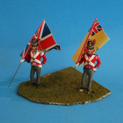 MI-511 - British 44th Foot Flagbearers with Kings and Regimental ...