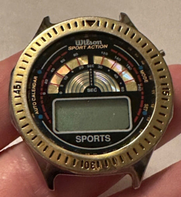 Vintage Wilson Sports Action Mens Digital Watch *Not Working* | eBay
